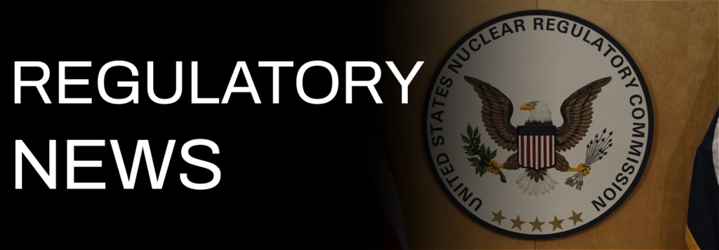 Nuclear Regulatory News Banner - Enercon