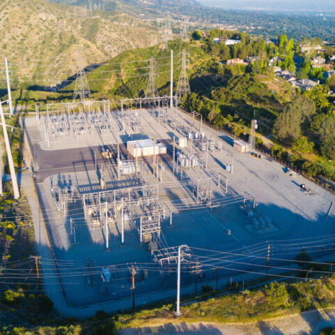 Aerial of Power Grid Plant - Enercon