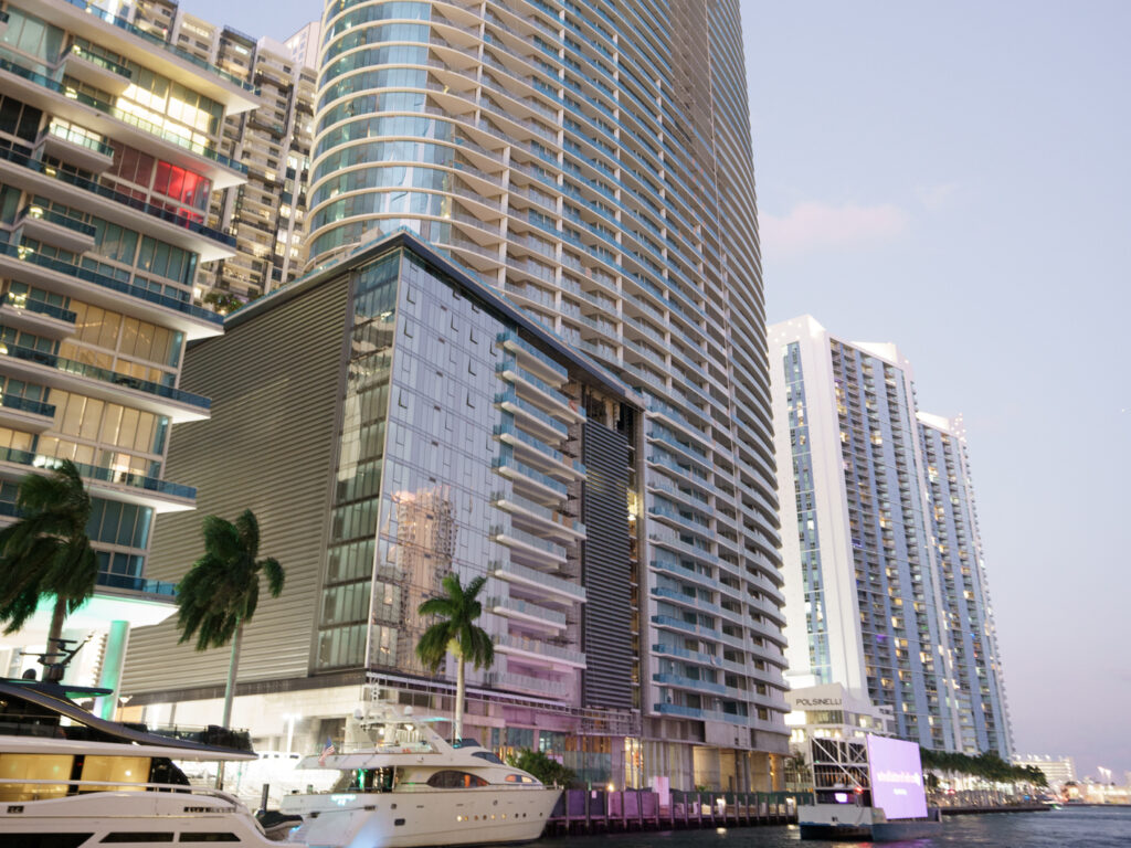 New Aston Martin Residences luxury highrise condo tower on the Miami ...