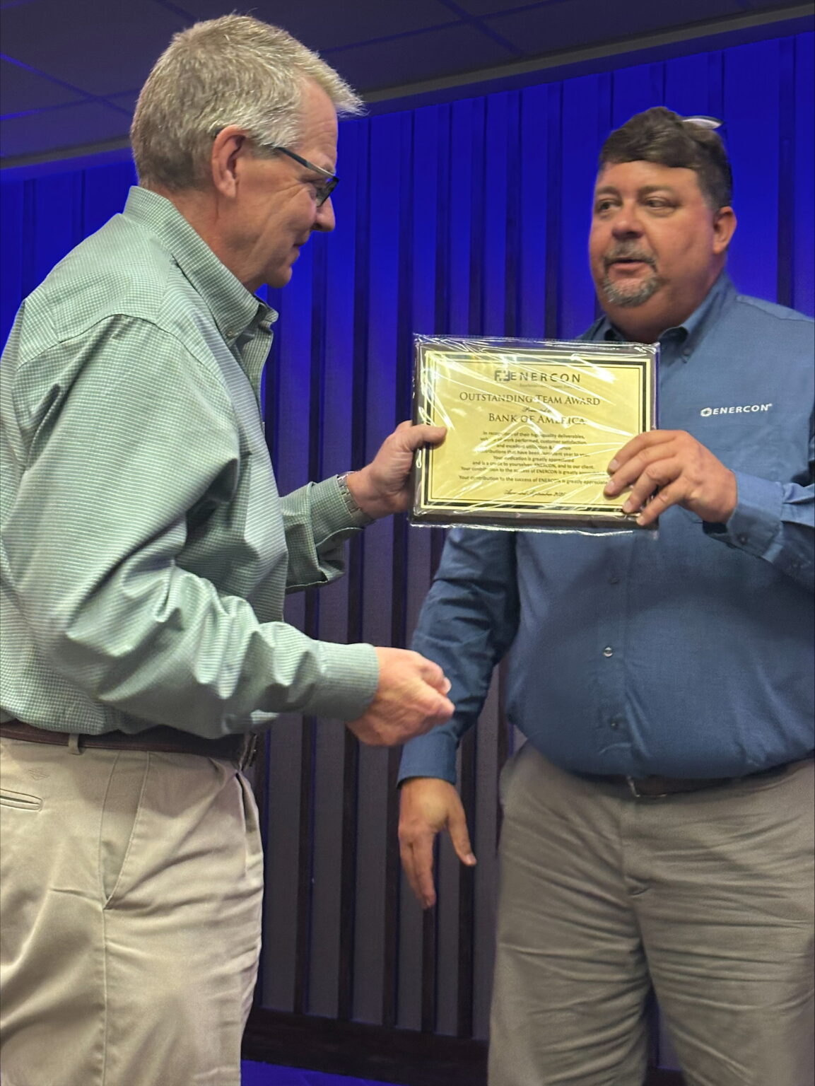 Environmental Services Team Awards - Enercon